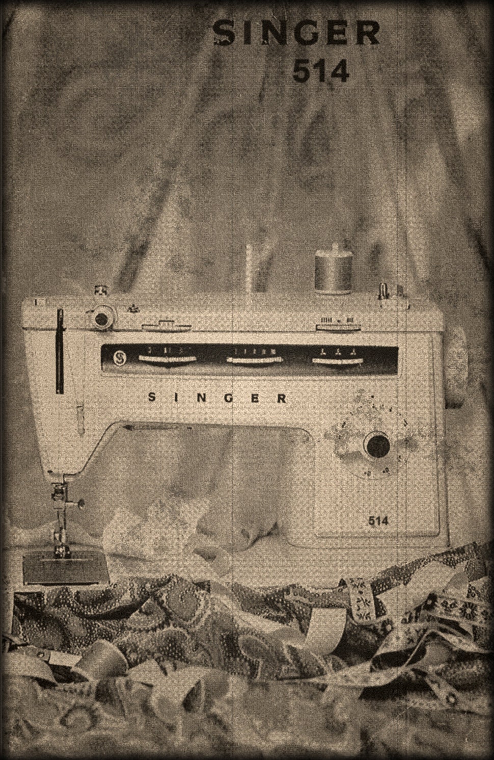 Singer 514 Zigzag Sewing Machine _instruction Manual _digital Download ...