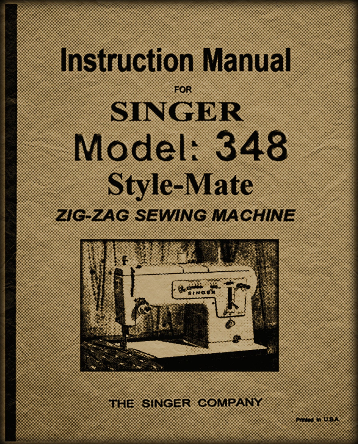 Singer 348 _instruction Manual _digital Download in PDF Format - Etsy