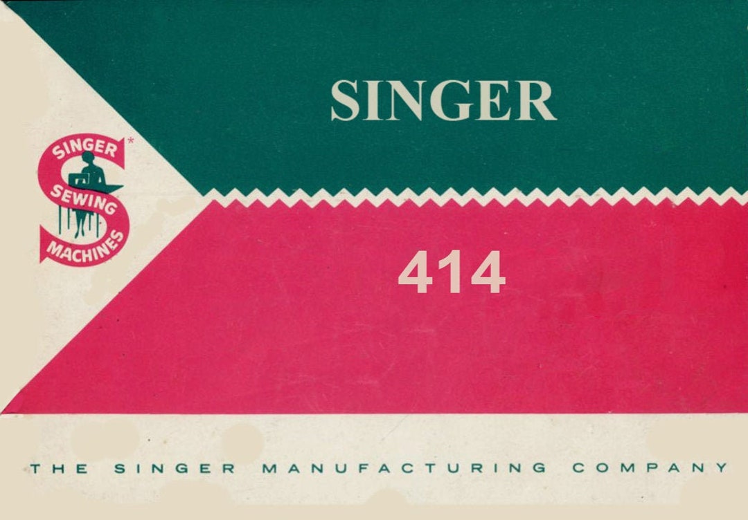 Singer 414 _instruction Manual _PDF Format _digital Download - Etsy