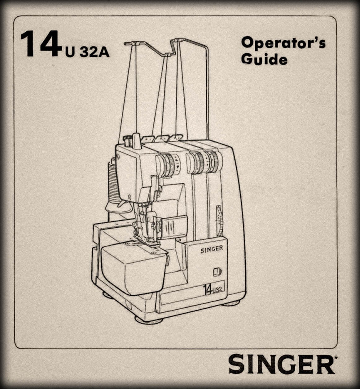 Singer 14U 32A Overlock _instruction Manual _PDF Format _digital ...