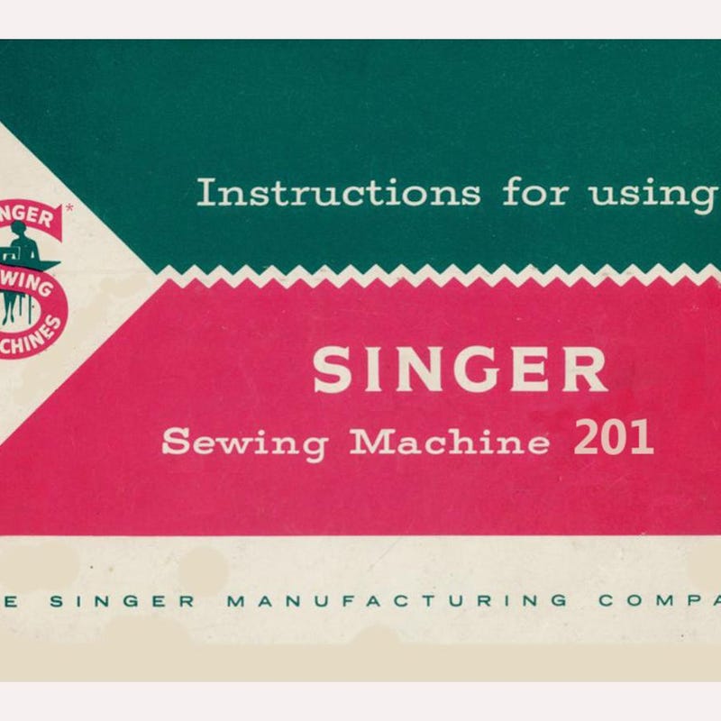 The Singer 201 - Etsy