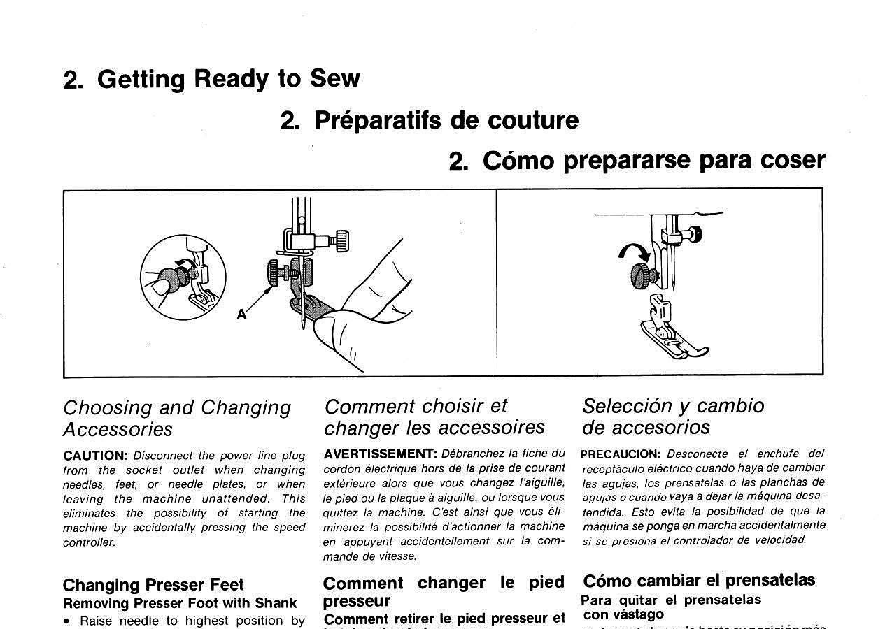 Singer 3004 _3014 _instruction Book _PDF Format _digital Download ...