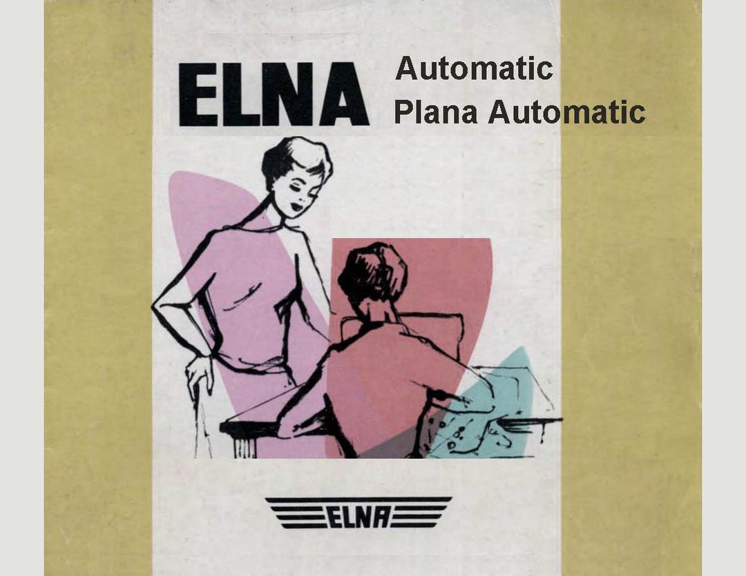 Elna Automatic _plana Automatic _instruction Book _digital Download ...