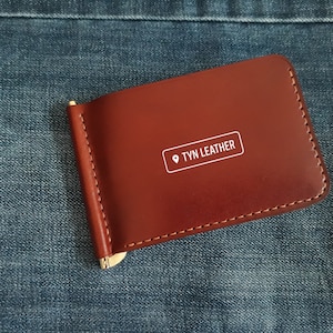 Leather Money Clip Wallet PDF Template V1 Leather Pattern | Etsy