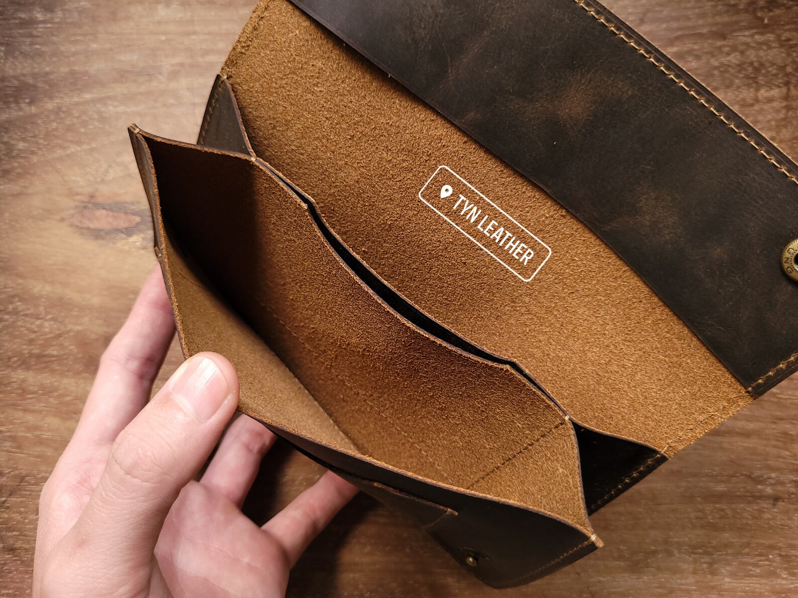 Leather Trucker Wallet Pattern Leather Long Wallet Pattern - Etsy