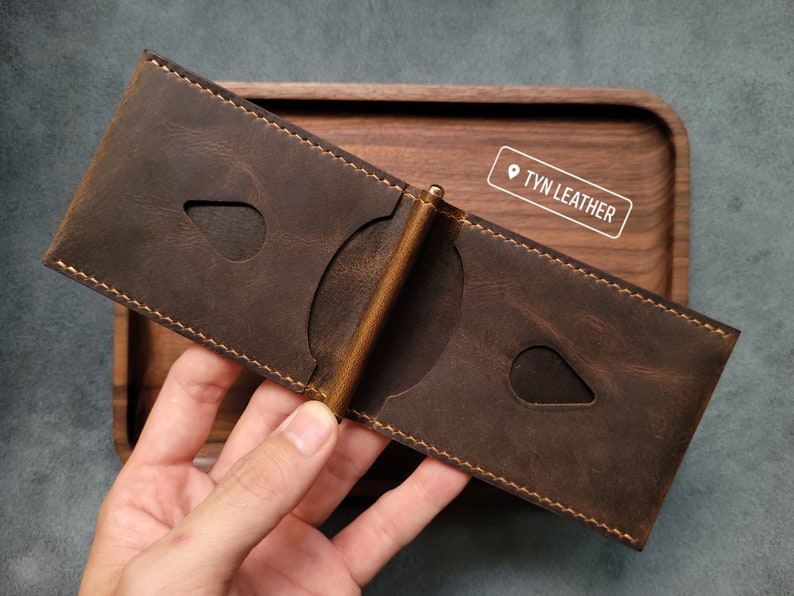 Leather Money Clip Wallet PDF Template V3 Leather Pattern - Etsy