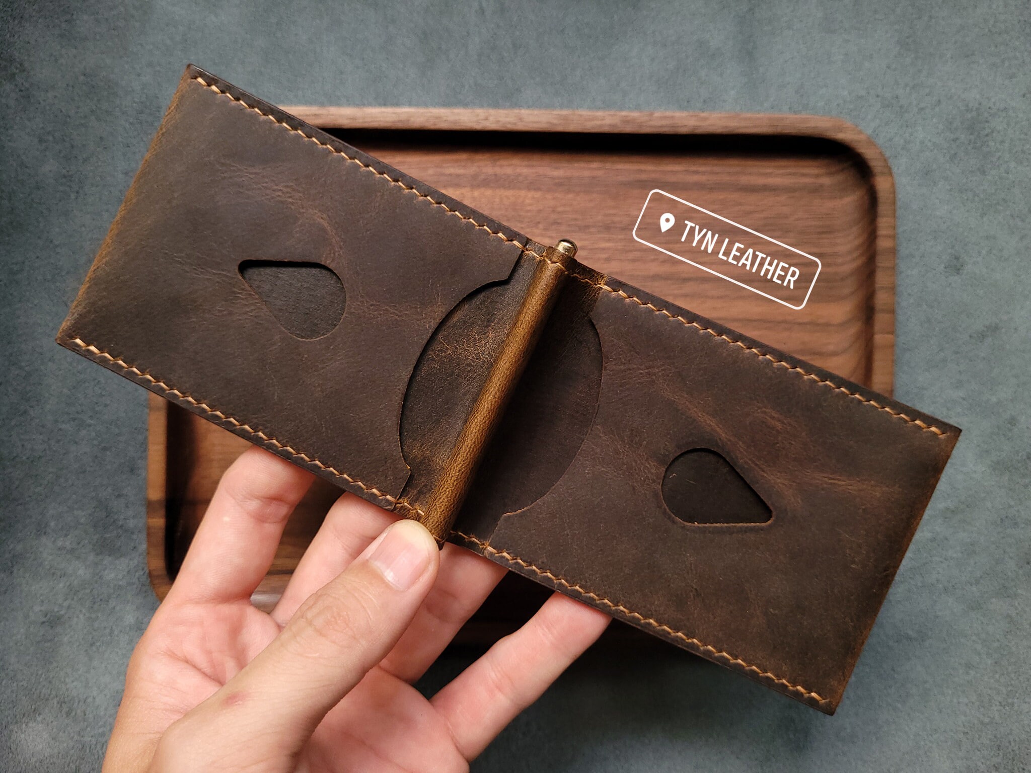 Leather Money Clip Wallet PDF Template V3 Leather Pattern - Etsy