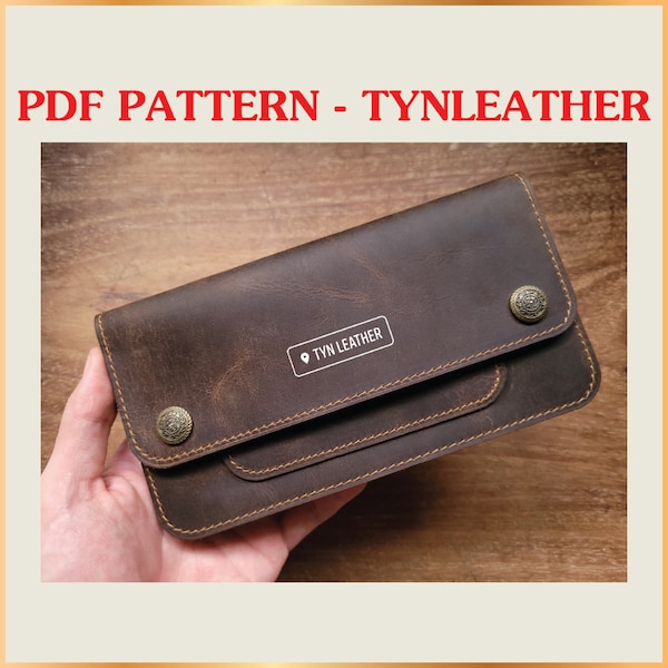 Biker Wallet Pattern - Etsy