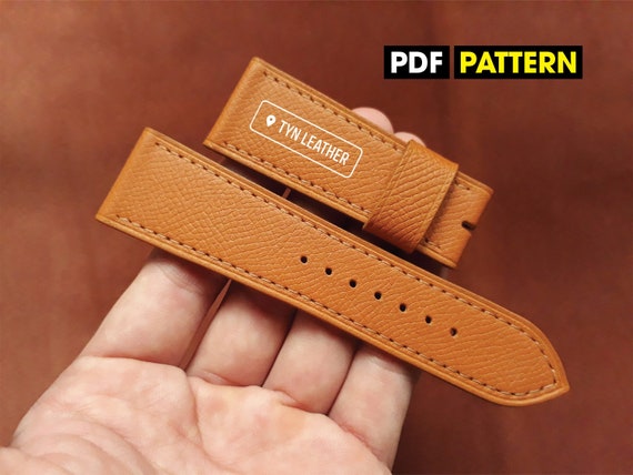 Leather Watch Strap Pattern V2 Multi Size Leather Pattern - Etsy