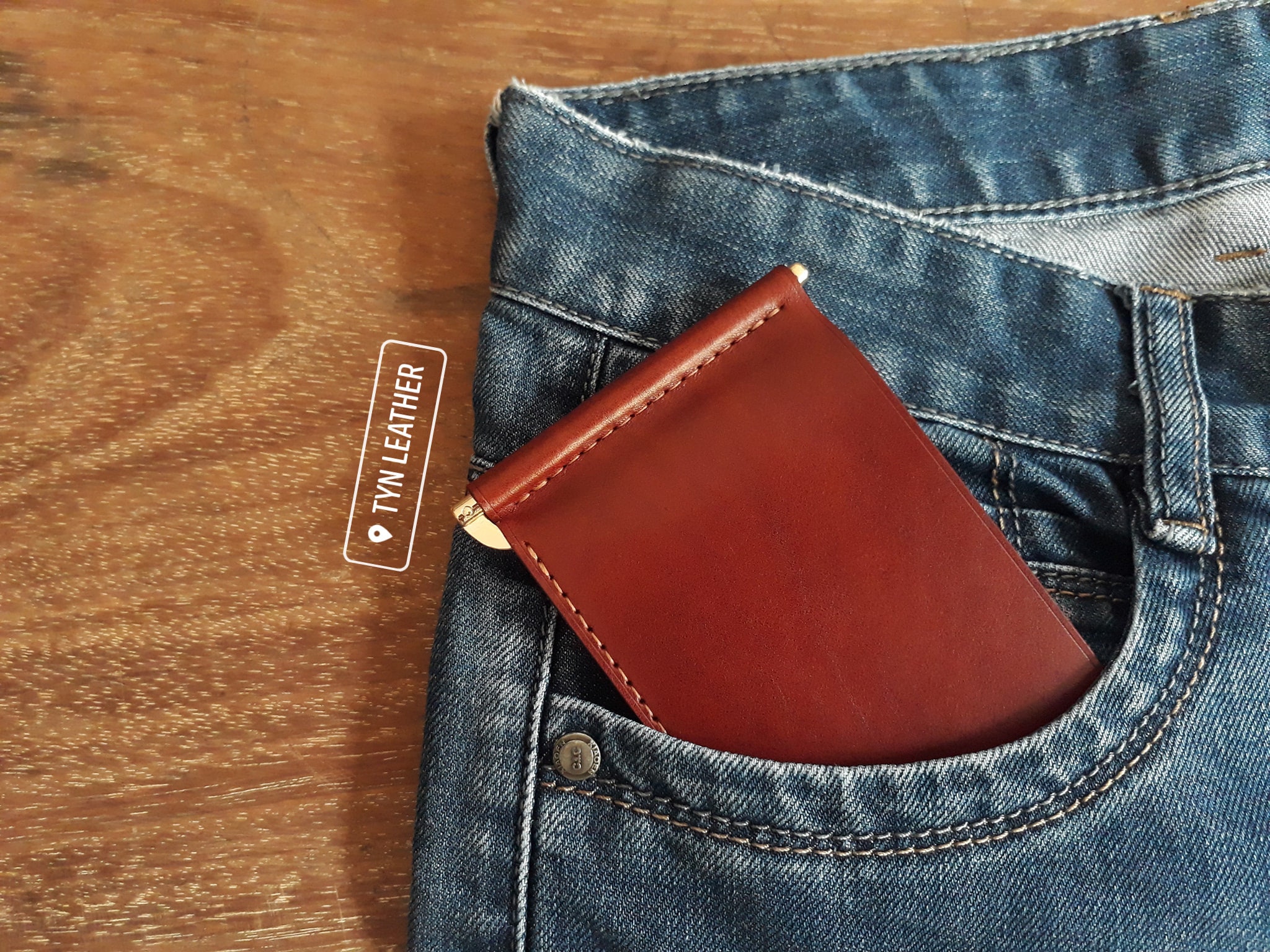 Leather Money Clip Wallet PDF Template - A4 Print (11.5x7.5 Cm) - Etsy