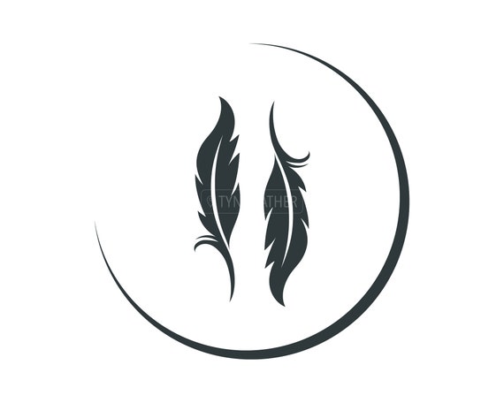 Feather SVG Instant Downloads 1 Svg 1png 1 Eps 1 Dxf 1 | Etsy