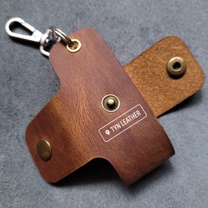 Leather Keychain Pattern Two Size - Leather Pattern - PDF Pattern - A4 ...