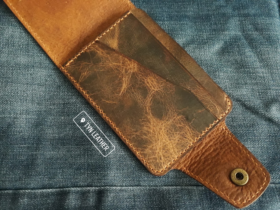 Leather Card Holder Wallet PDF Template - A4 Print (V2) - Etsy