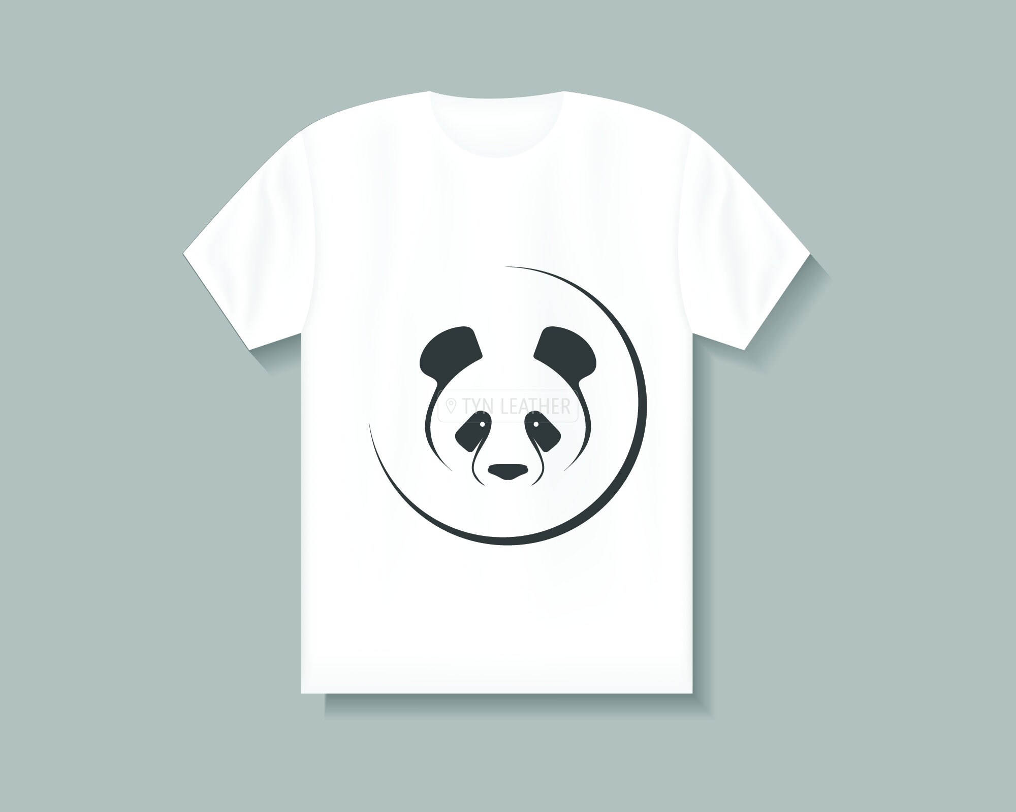 Panda Head SVG Instant Downloads, 1 Svg, 1png, 1 Eps, 1 Dxf, 1 Pdf File ...