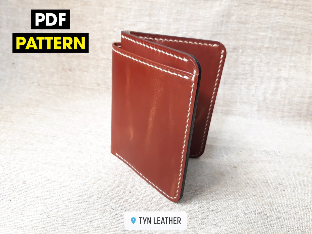 Leather Bifold Wallet PDF Template V3 Leather Pattern PDF - Etsy