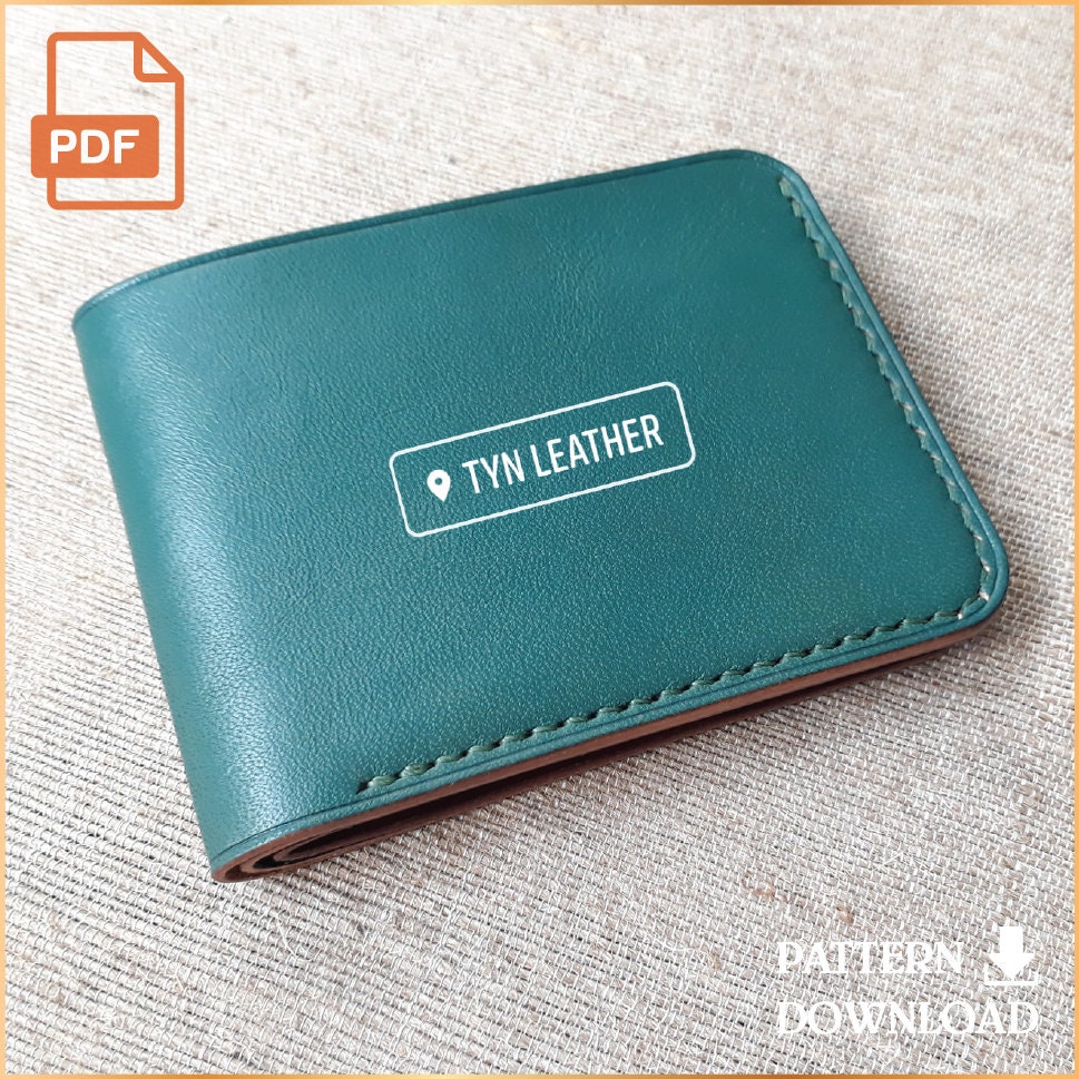 Leather Bifold Wallet PDF Template: A4 Pattern (V5) - Etsy