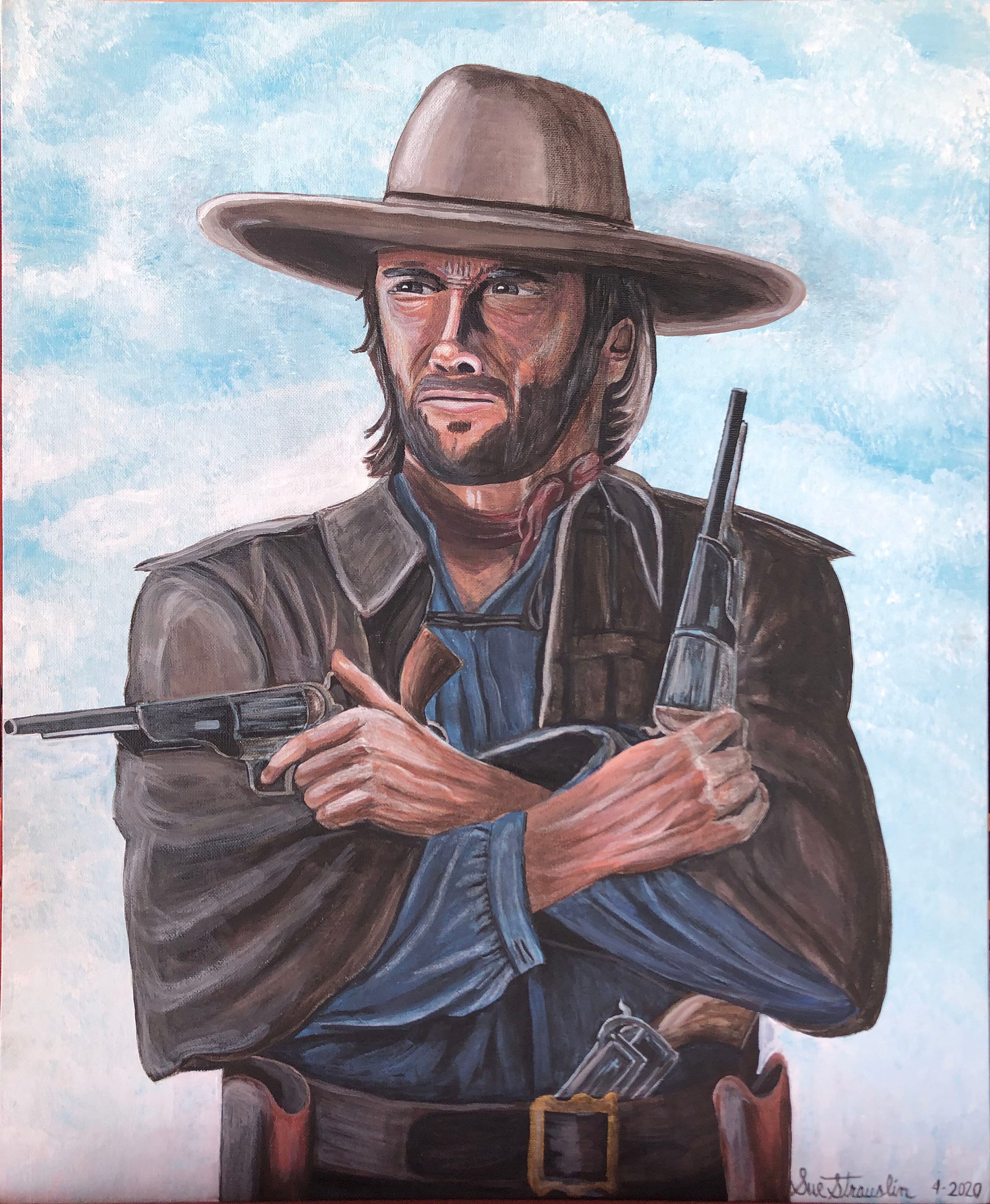 Print Set of 2 John Wayne as Rooster Cogburn and Clint - Etsy