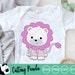 3 SVG Files With Cute Baby LION SVG Cut File for Cricut and - Etsy