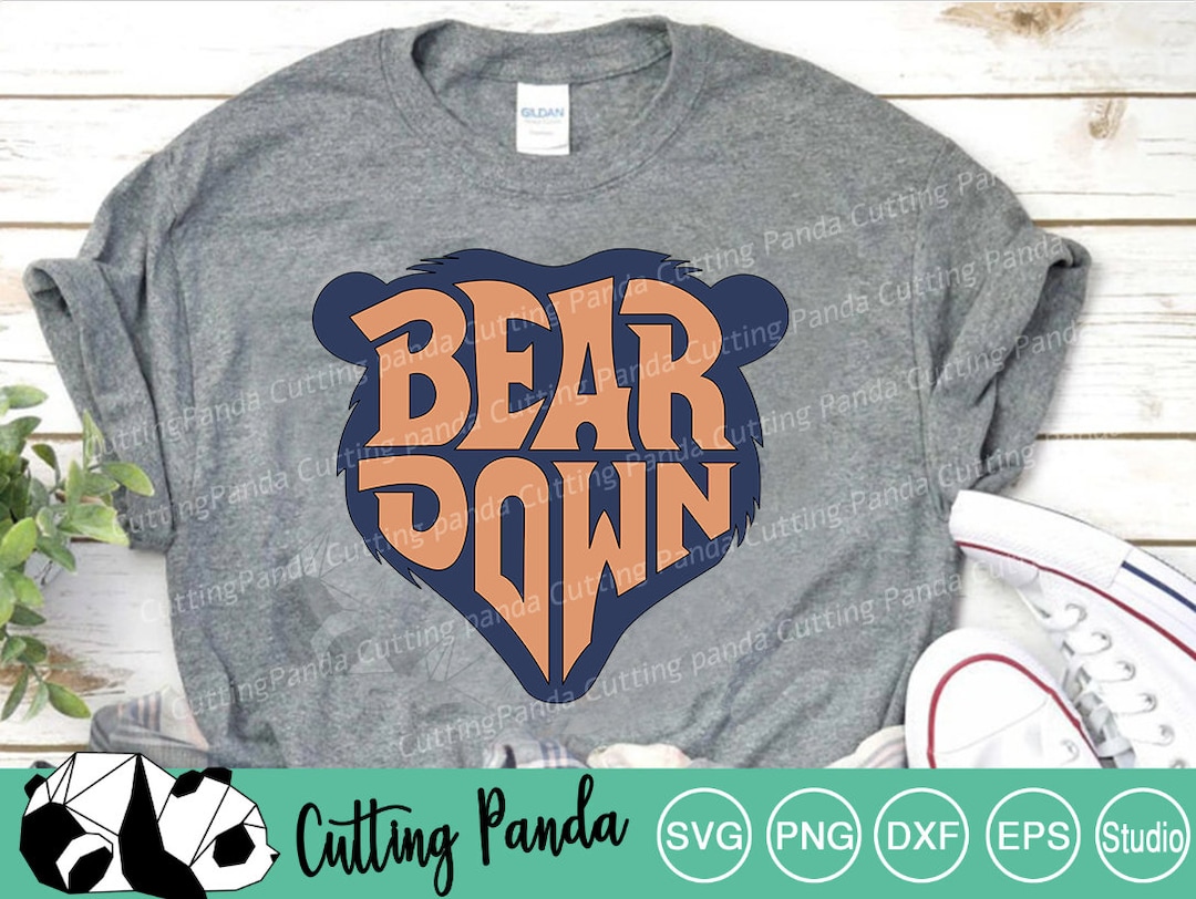 Bear_down_svg File/ Football/ Vectorial File - Etsy