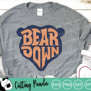 Bear_down_svg File/ Football/ Vectorial File - Etsy