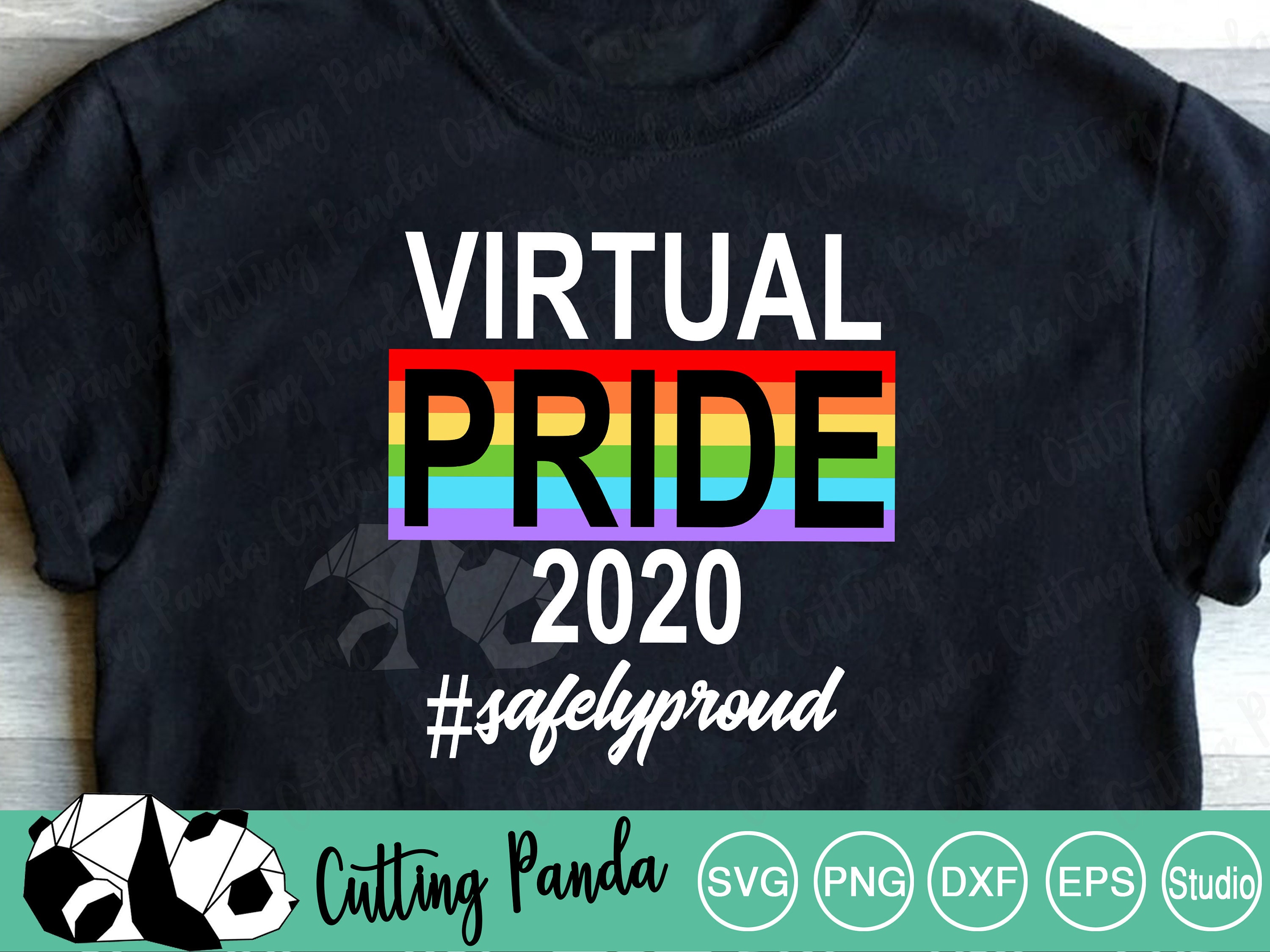 Pride SVG File/ LGBTQ Svg Pride/ Virtual PRIDE Svg/ Gay Pride - Etsy