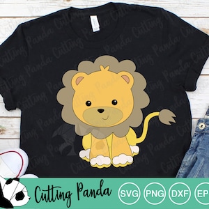 3 SVG Files With Cute Baby LION SVG Cut File for Cricut and - Etsy