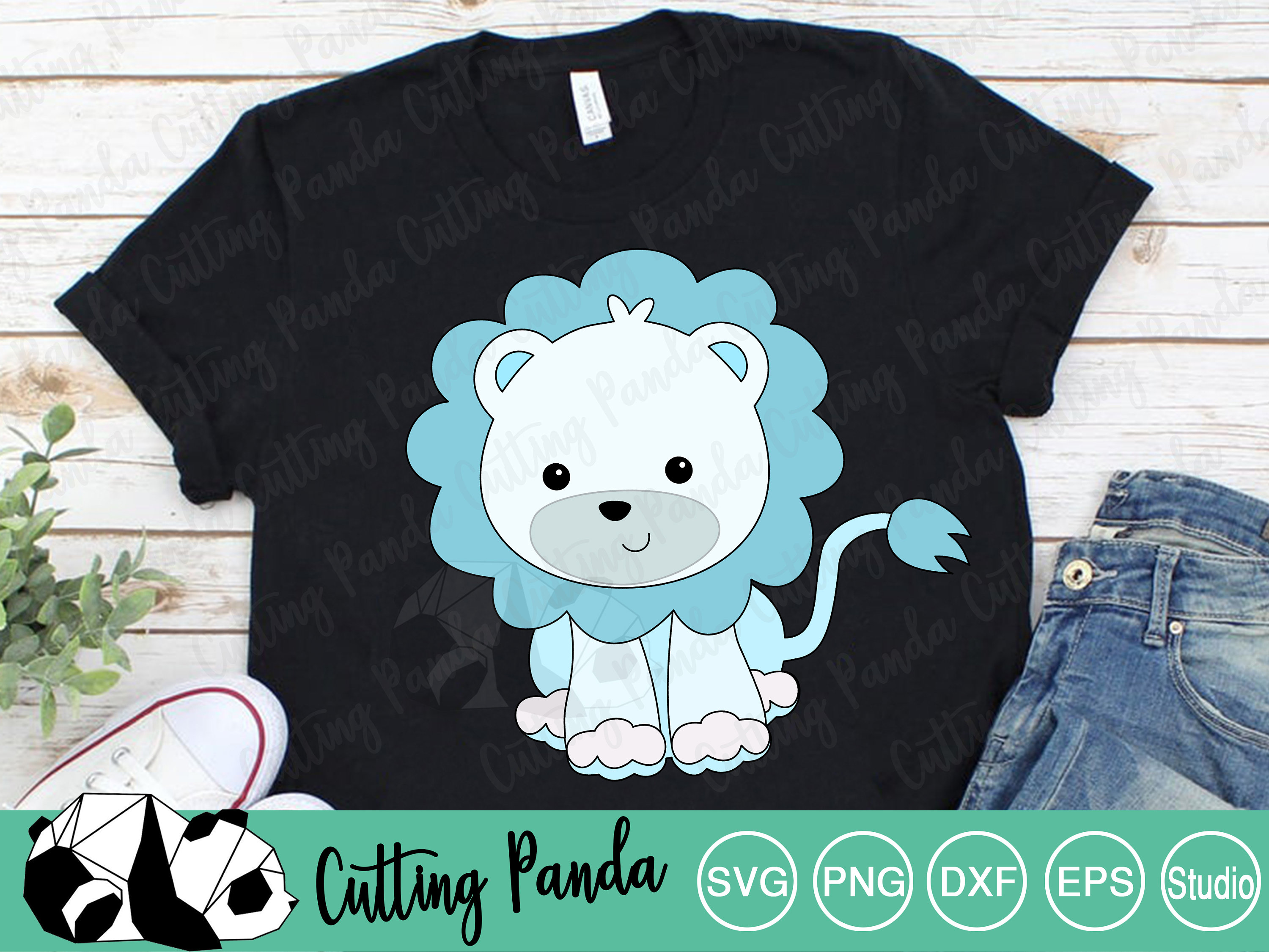 3 SVG Files With Cute Baby LION SVG Cut File for Cricut and - Etsy