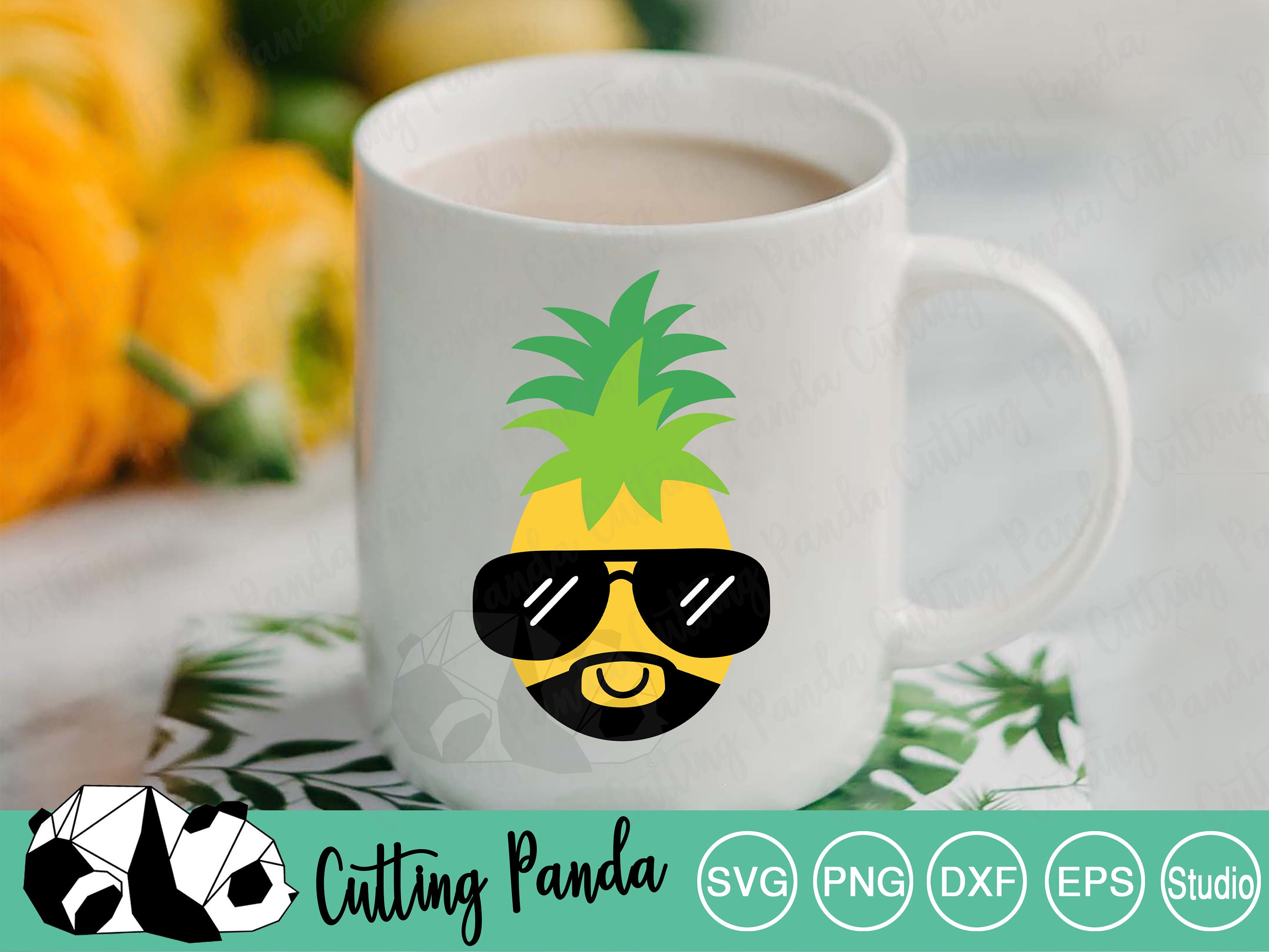 Pineapple Svg Kawaii Pineapples Svg Cute Pineapples With - Etsy