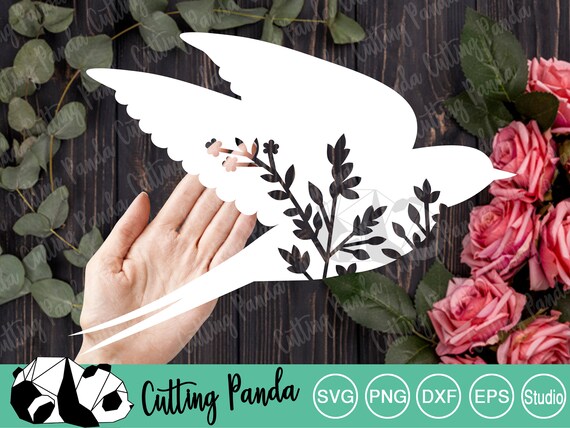 Bird With Flowers SVG File for Cutting - Etsy Canada