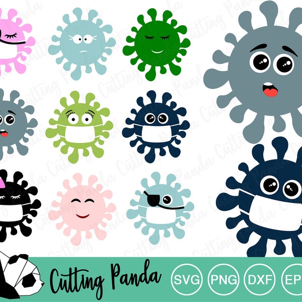 Virus Svg - Etsy UK