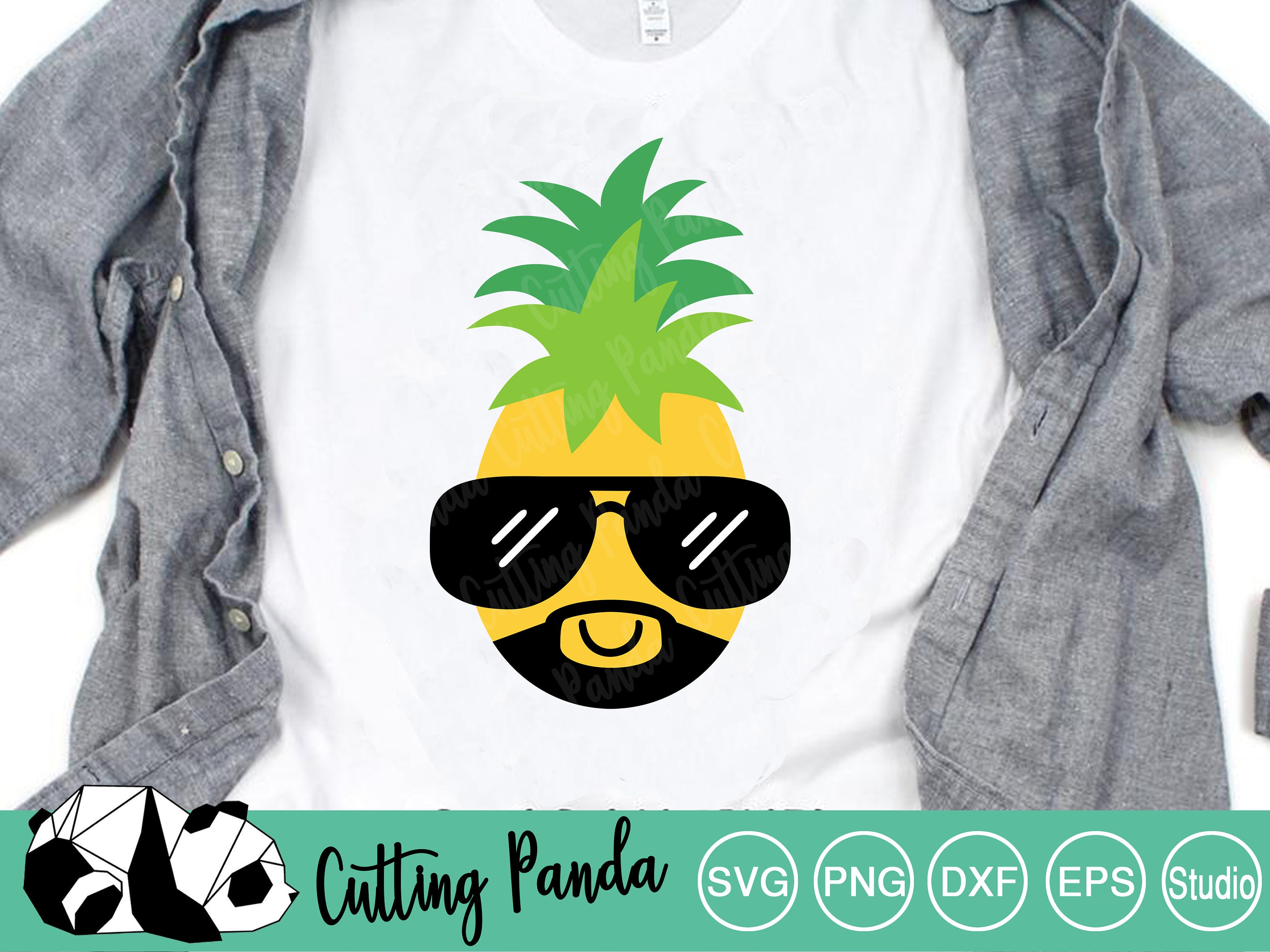 Pineapple Svg Kawaii Pineapples Svg Cute Pineapples With - Etsy