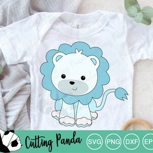 3 SVG Files With Cute Baby LION SVG Cut File for Cricut and - Etsy