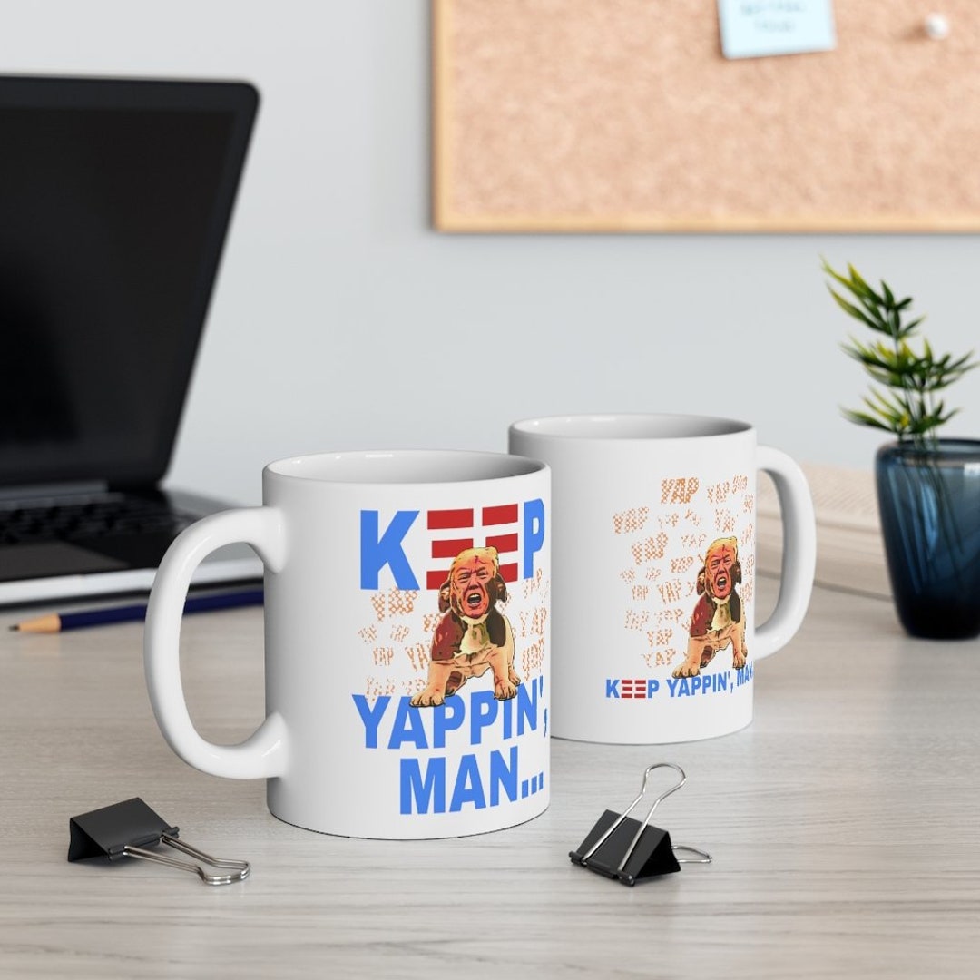 KEEP YAPPIN' v11 Cita de debate Biden Taza 11oz. Tazas de divertidos ...