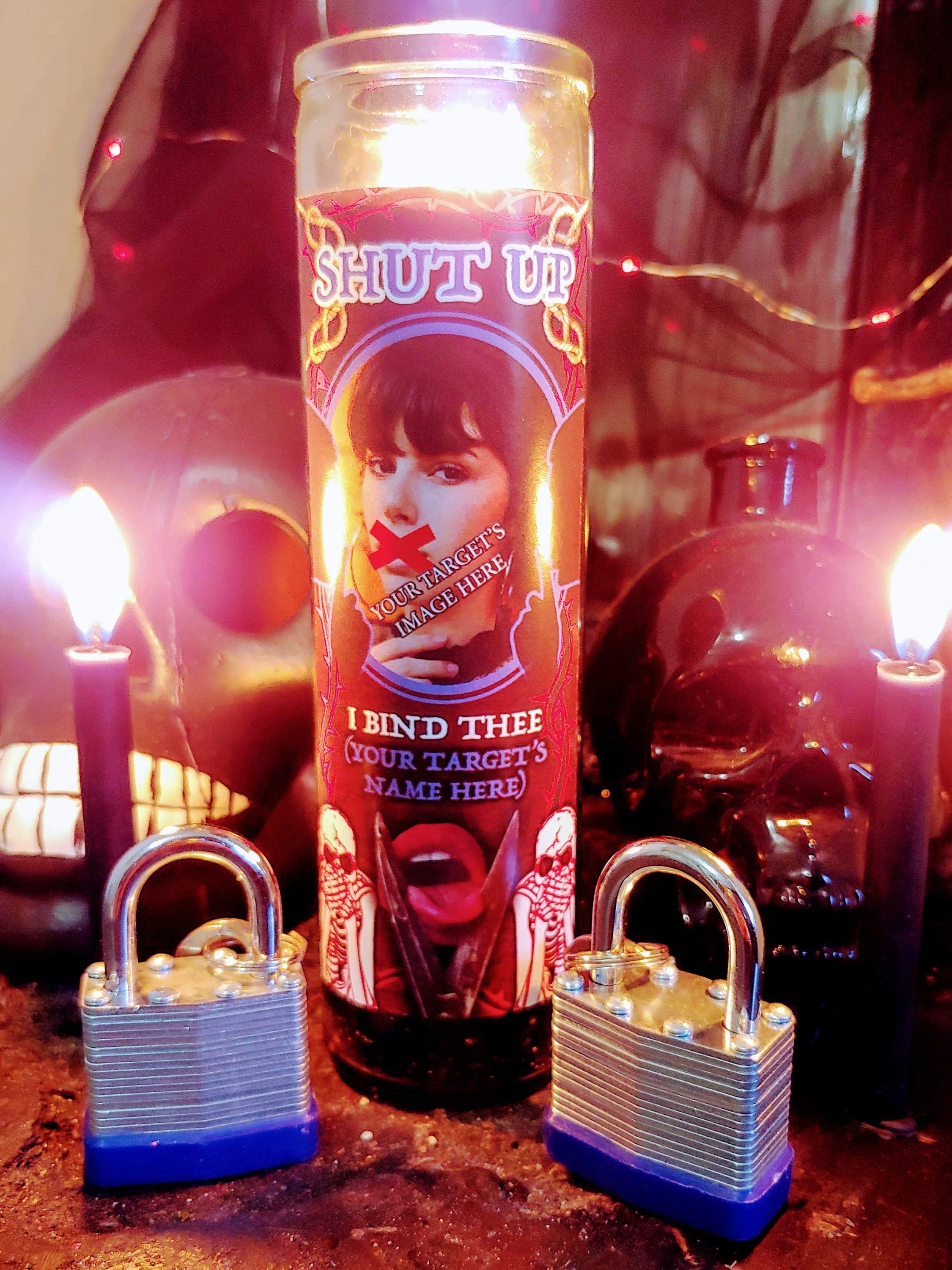 Customizable shut Up Silencing Candle - Etsy