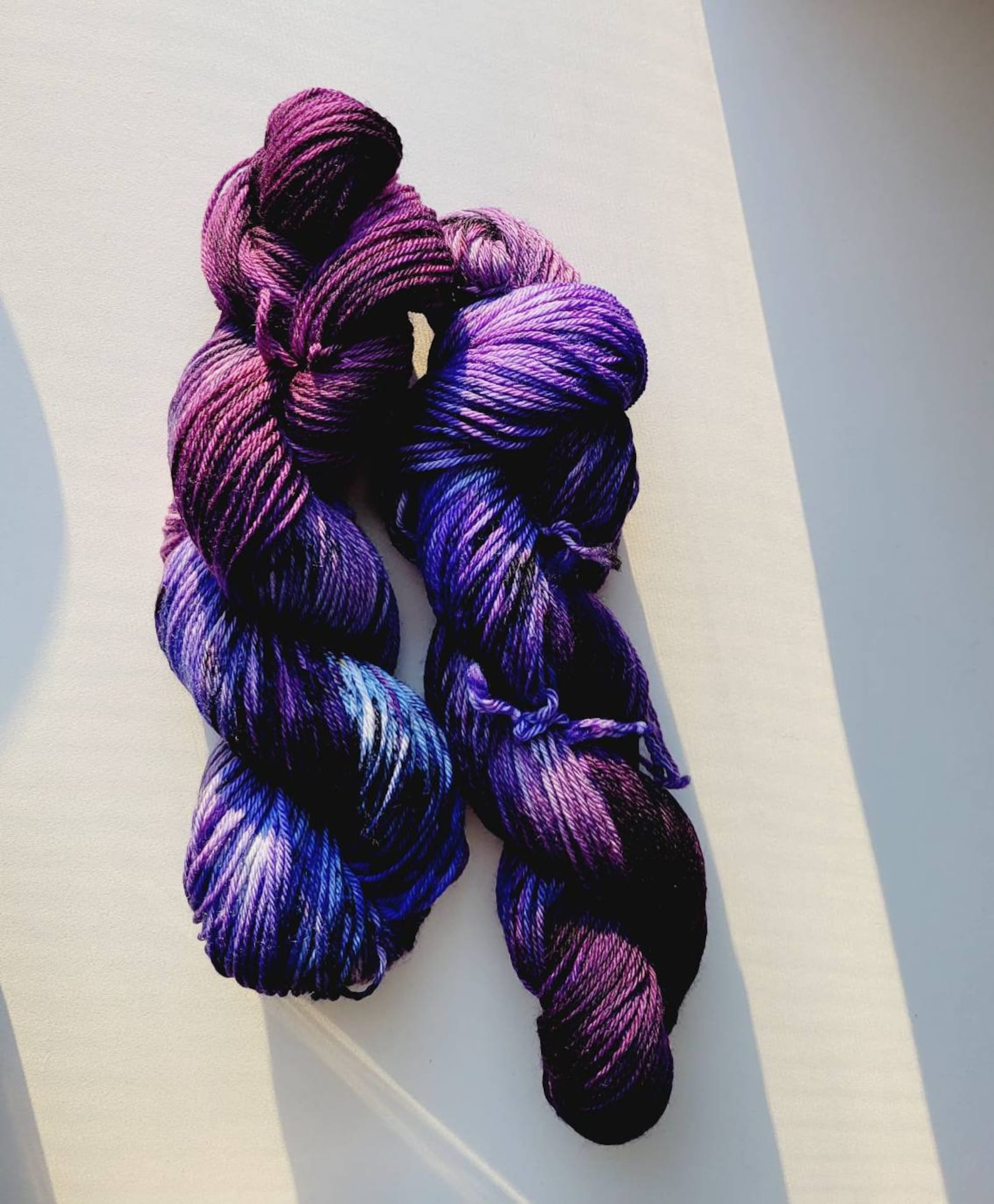 Dk Weight Yarn Hand Dyed Yarn for Knitting Read My Lips - Etsy