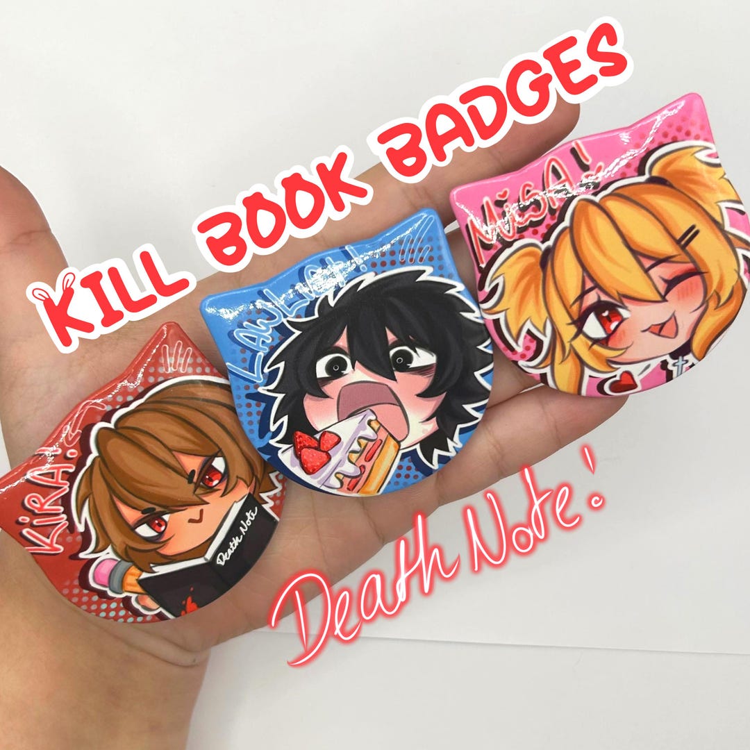 Kill Book Badges - Etsy