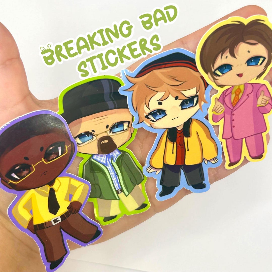 Breaking Bad Stickers, Walter, Jesse, Gus, and Saul Goodman - Etsy
