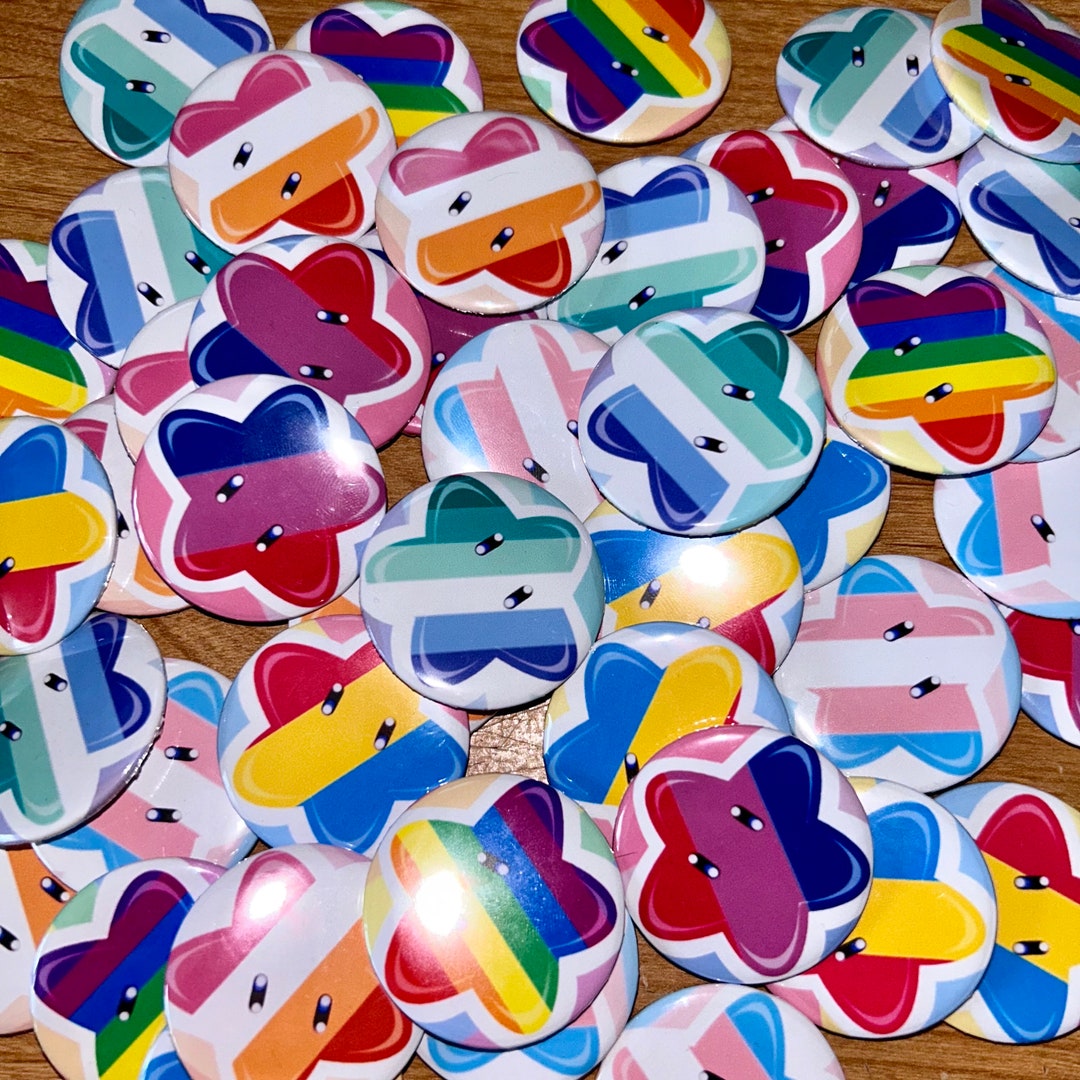 Pride Badges, Gay, Lesbian, Transgender, Bisexual, Pansexual, Rainbow ...