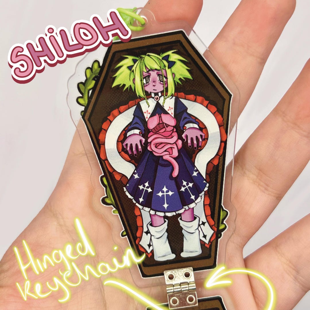 Shiloh Coffin Hinged Keychain - Etsy