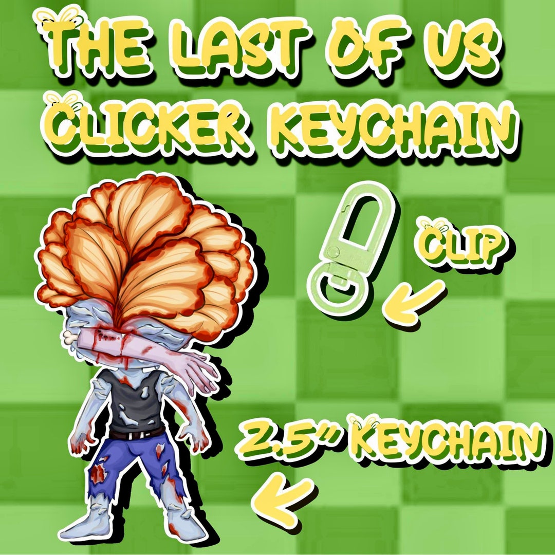 TLOU Clicker Keychain and Badge - Etsy