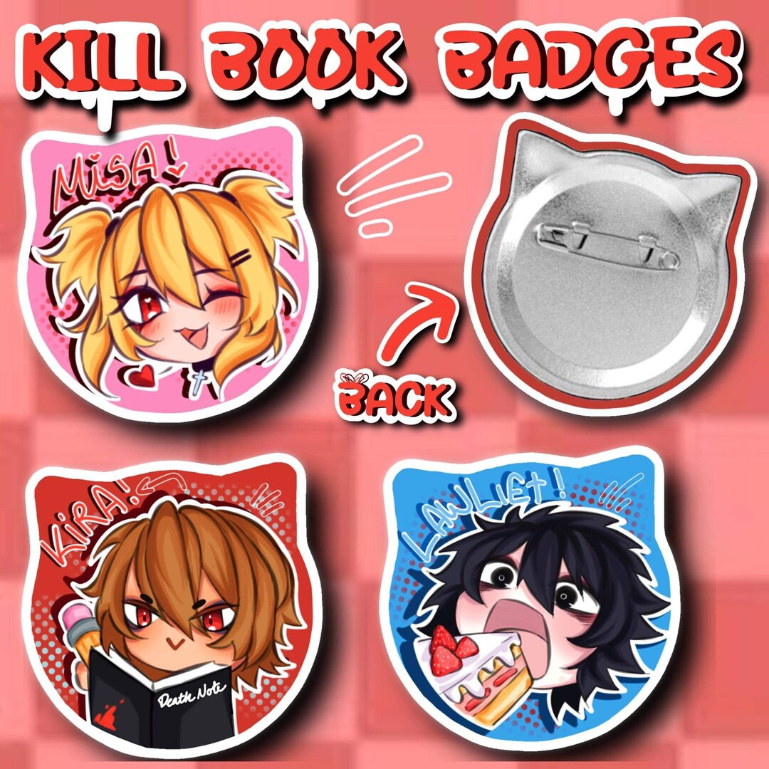 Kill Book Badges - Etsy