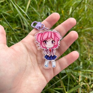 Doki Doki Literature Club Keychains Double Sided Normal - Etsy