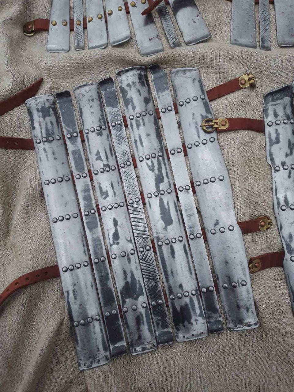 Splinted Greaves - Etsy