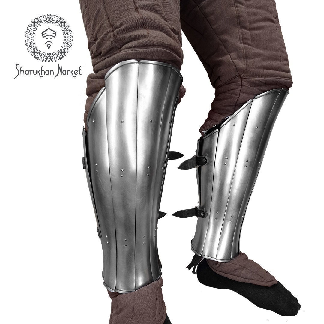 Splinted Greaves Type 2 - Etsy