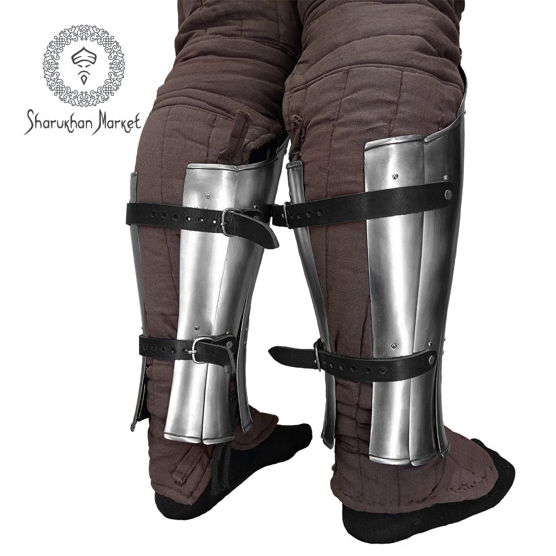 Splinted Greaves Type 2 - Etsy
