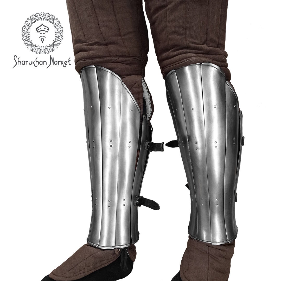Splinted Greaves Type 2 - Etsy
