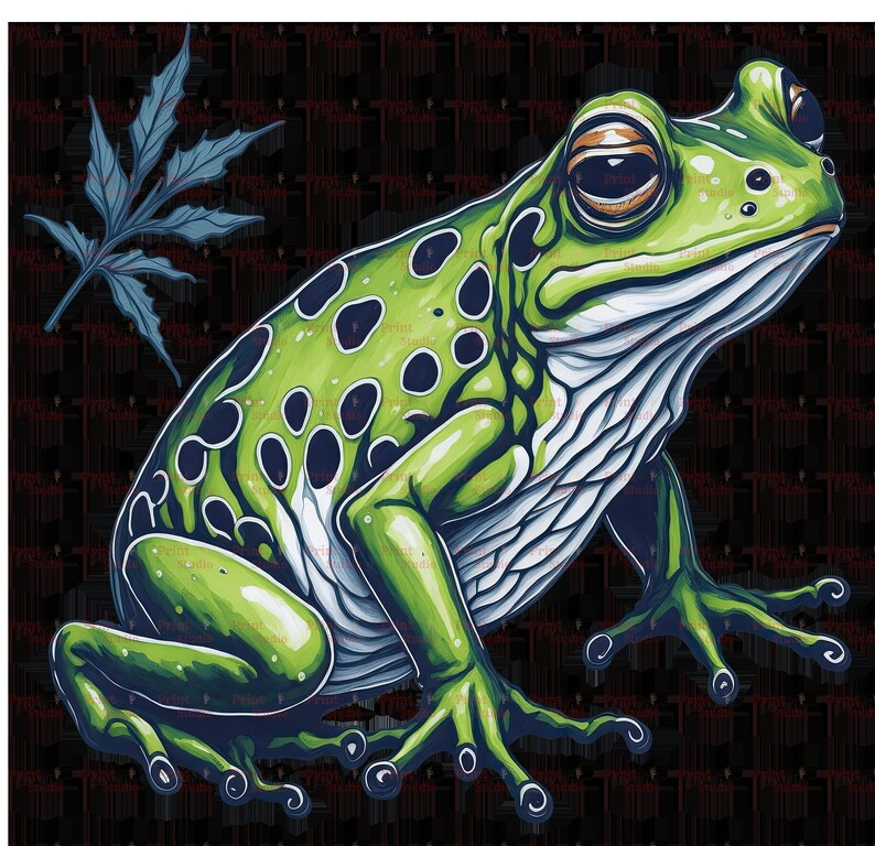 Frog SVG Sublimation, Frog Png, Watercolor Clipart, Animal Graphics ...