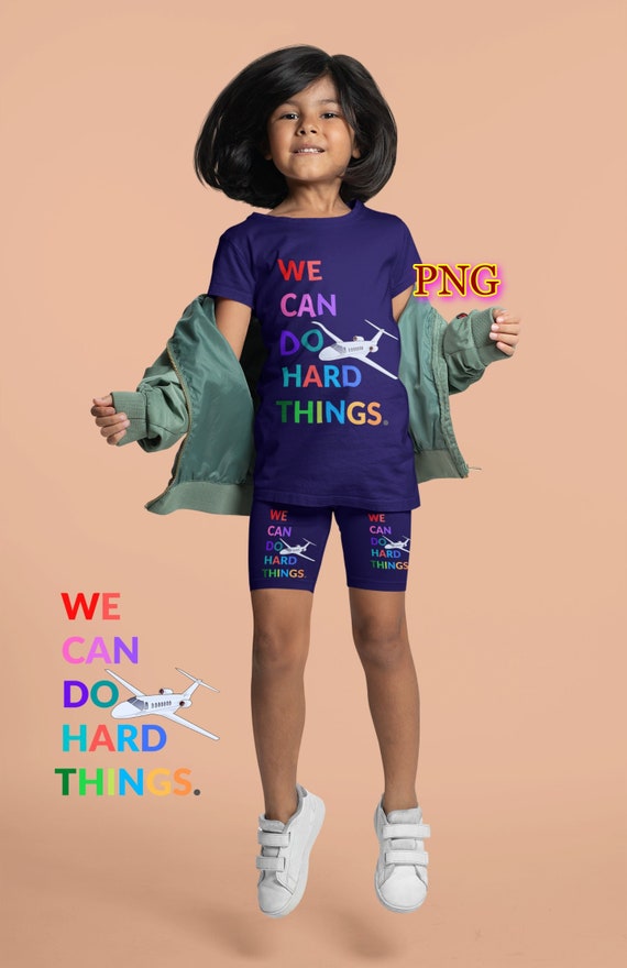 We Can Do Hard Things PNG Kids Positive Png Growth Mindset - Etsy