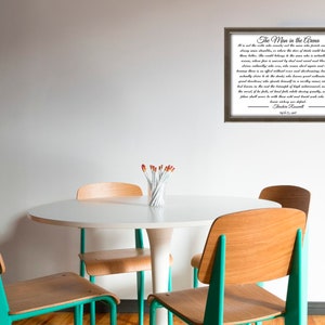 Inspirational Signs | the Man in the Arena Sign | Office Signs | Office ...