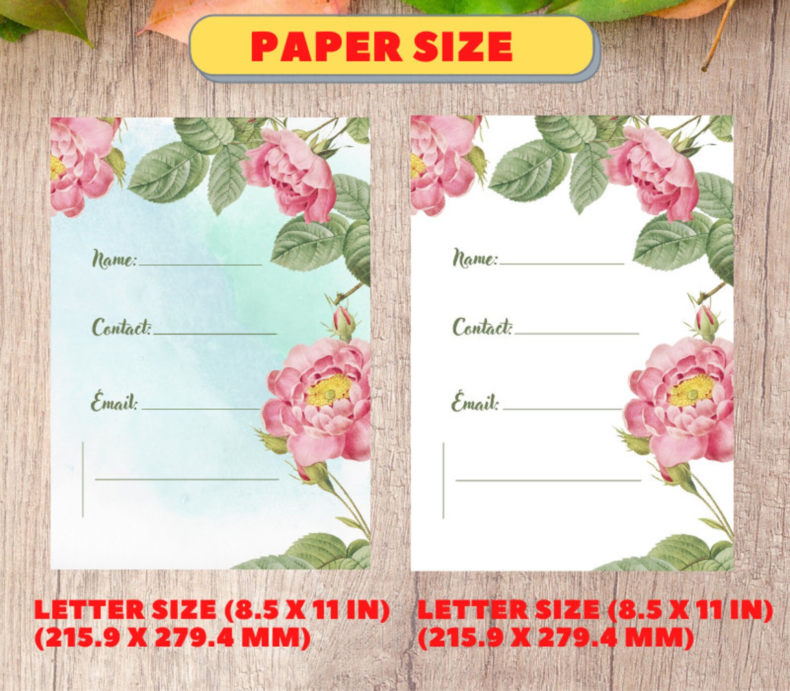 Printable Log Planner Printable Log Book Password Organizer Password ...